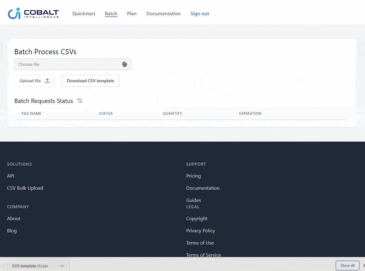 Business Verification With Secretary Of State Via API Cobalt Intelligence